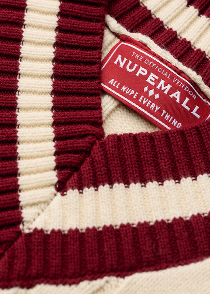 Kappa Alpha Psi V-neck Cable-Knit Sweater (Cream) – Nupemall
