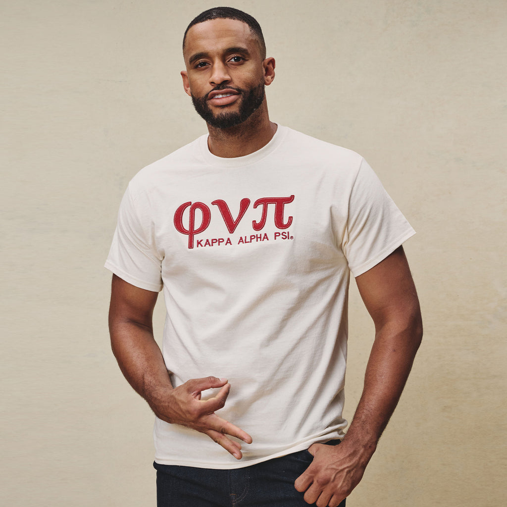 Kappa Alpha Psi Old Skool Phi Nu Pi Felt Tee – Nupemall