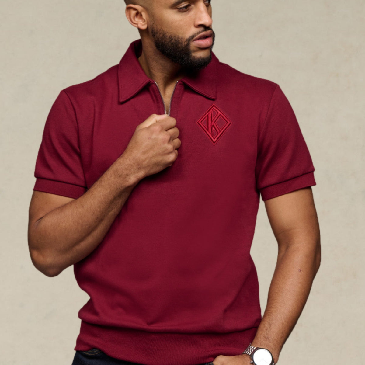 Kappa Alpha Psi Diamond K Tonal Polo (Krimson) - FINAL SALE – Nupemall
