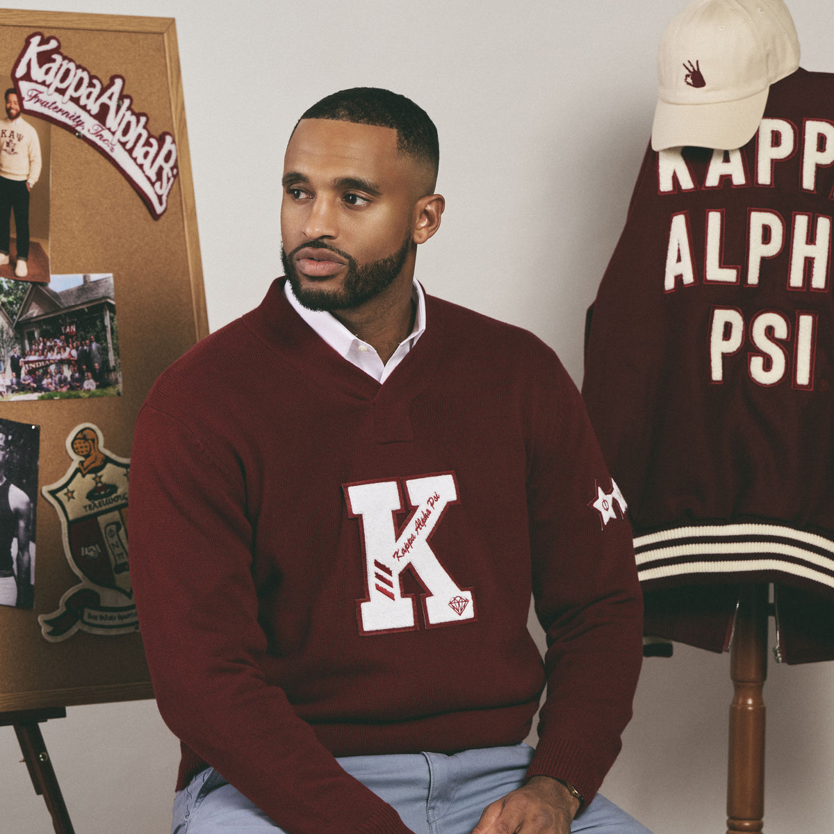 Kappa Alpha Psi Collegiate K Shawl Collar Sweater – Nupemall