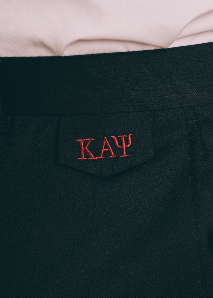 Kappa Alpha Psi Flat Front Trousers (Black) – Nupemall