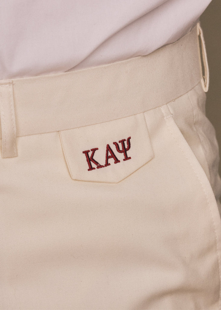 Kappa Alpha Psi Flat Front Trousers (Cream) – Nupemall