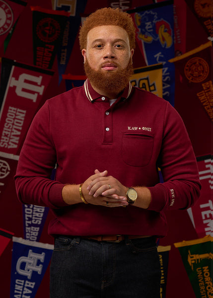 Kappa Alpha Psi Greek Letter Long Sleeve Polo – Nupemall